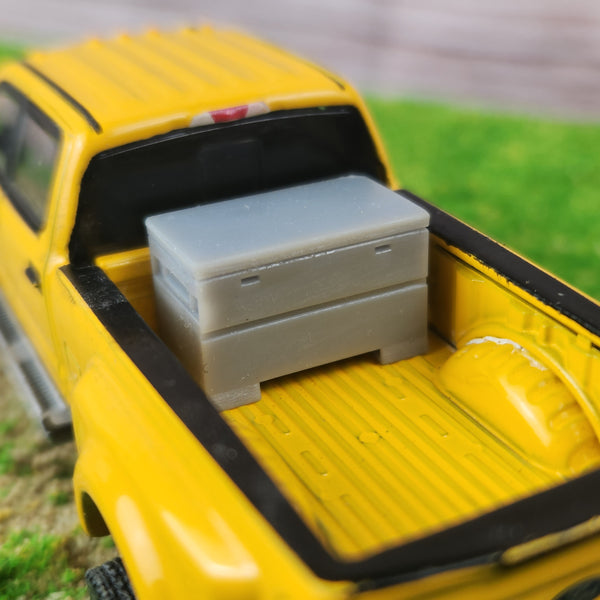 1:64 Scale 3D Printed 36" Job Box Jobsite Toolbox – 802Customz