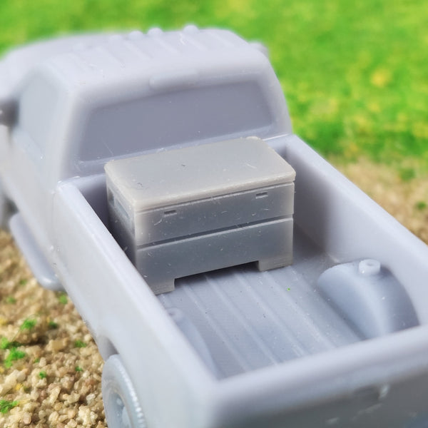 1:87 HO Scale 3D Printed 36" Job Box Jobsite Toolbox – 802Customz